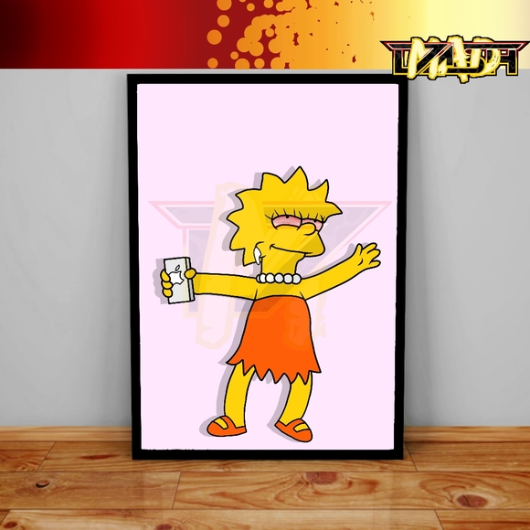 Disney | Art | Custom Lisa Simpson Apple Iphone Poster 9s Simpsons ...